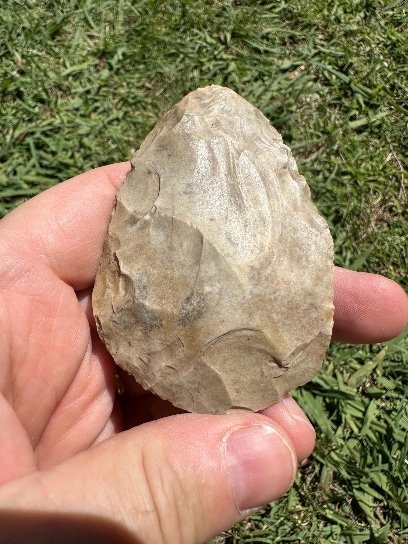 Museum Perfectly Pear-shaped French Neanderthalian Hand Axe From an Old ...