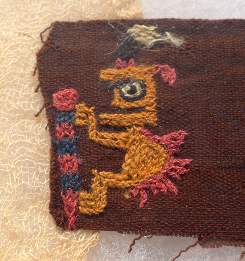 Rare Pre-columbian Textile Garment With Alien Creatures - Etsy