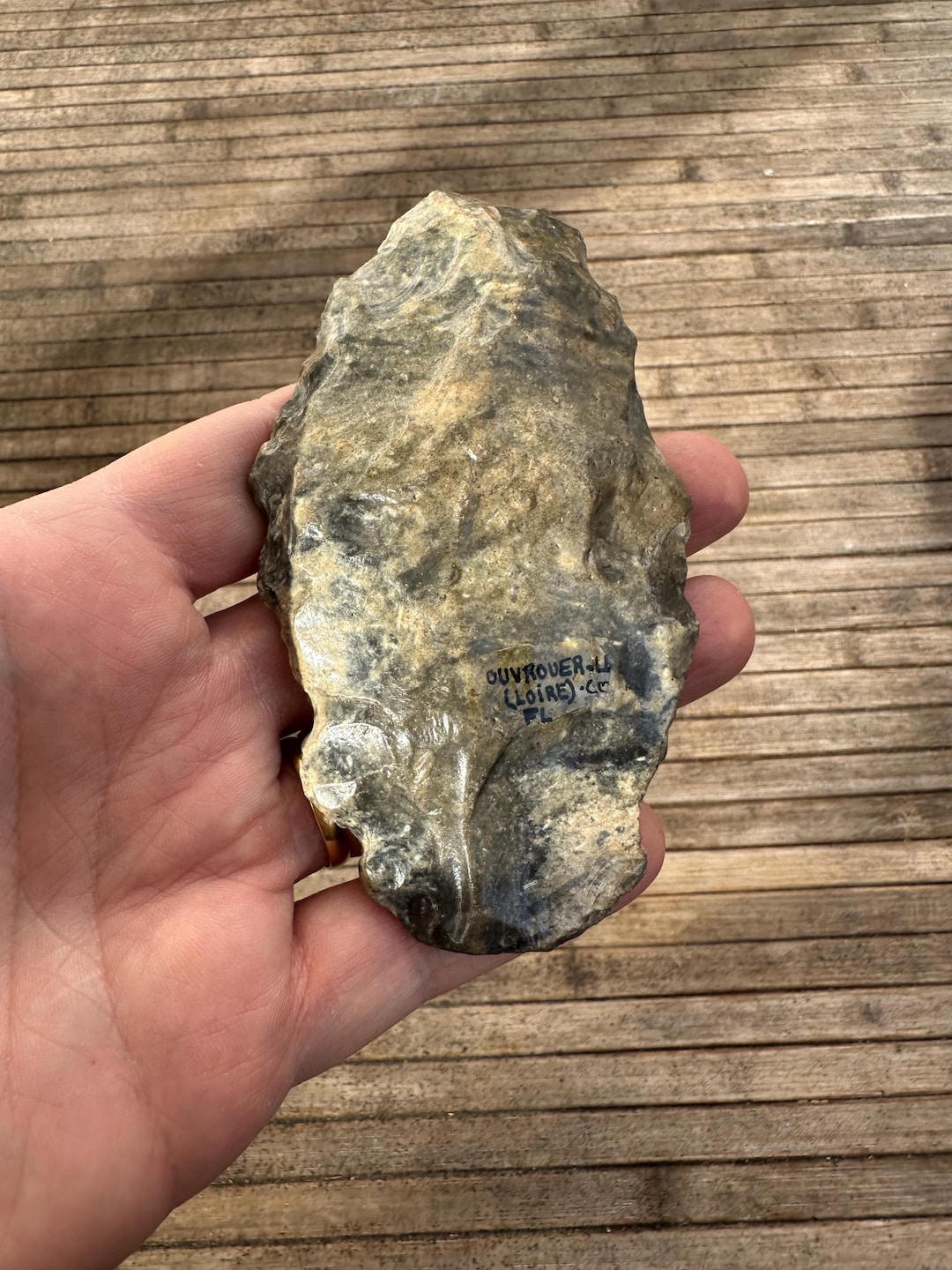 A Large Neanderthalian Scraper Featuring a Glossy Greyish Patina - Etsy