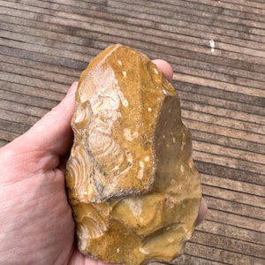 An Amazing French Acheulean Biface Featuring a Very Nice Shape and a ...