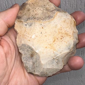 A Large Middle Paleolithic French Levallois Flake Tool Featuring a ...