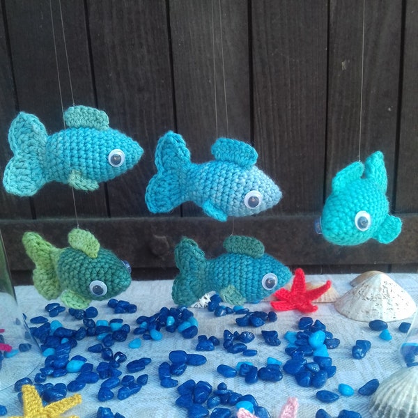 Crochet Fish in Jar - Etsy