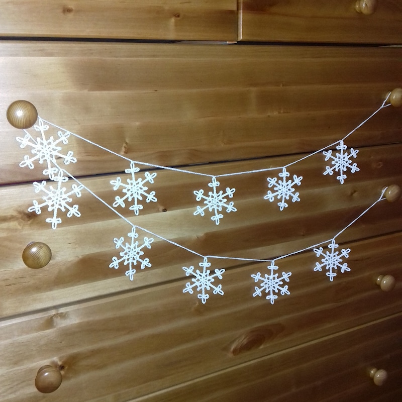 Snowflake Garland - Etsy