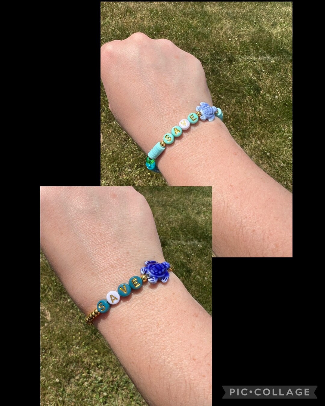 Save the Turtles Bracelet, Save the Turtles, Beach Jewelry, Beach ...