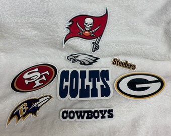 Nfl Team Stickers - Etsy
