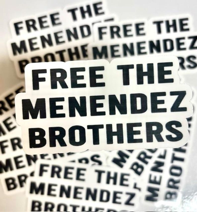 Free the Menendez Brothers Vinyl Sticker Bundle - Etsy