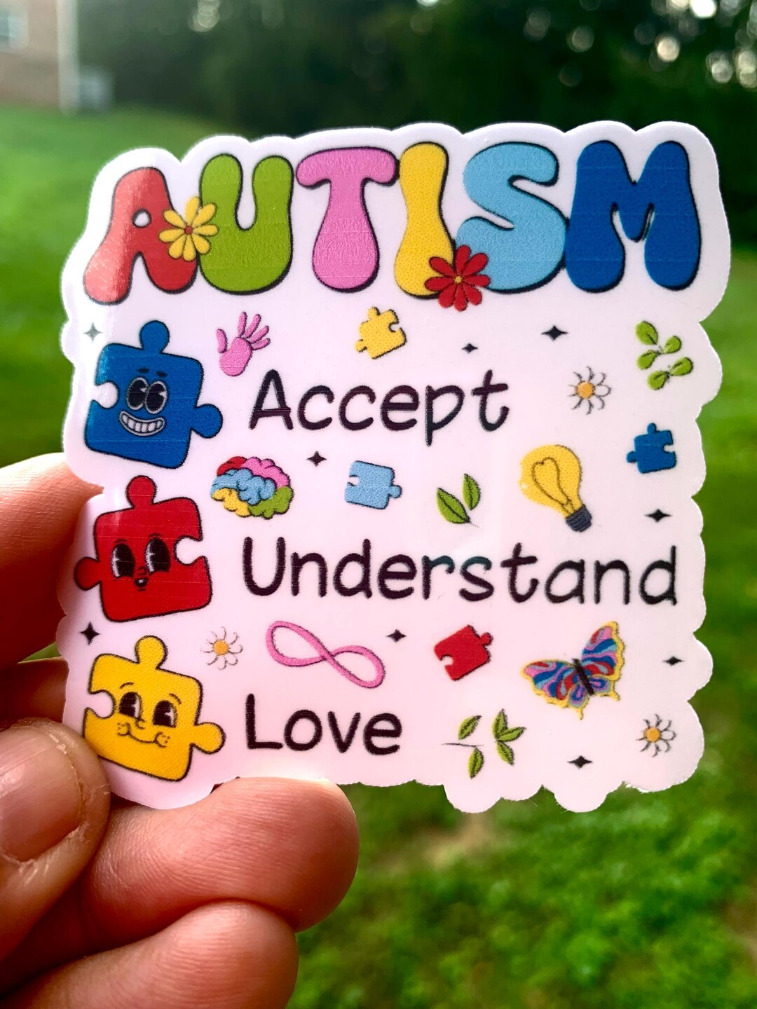 AUTISM Vinyl Sticker. - Etsy
