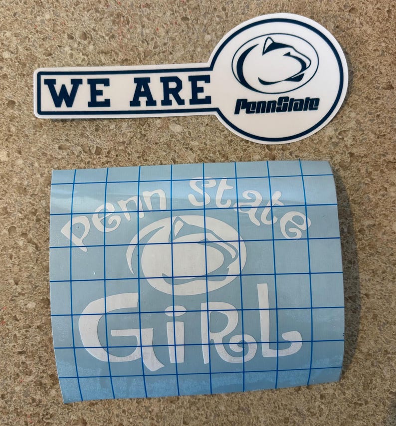 Penn State Sticker and Penn State Girl Window Decal. - Etsy