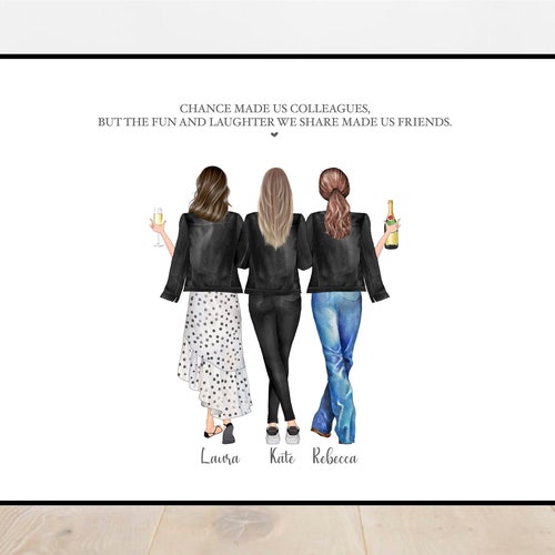 Colleague Gift Personalised Leaving Gift Work Colleague - Etsy UK