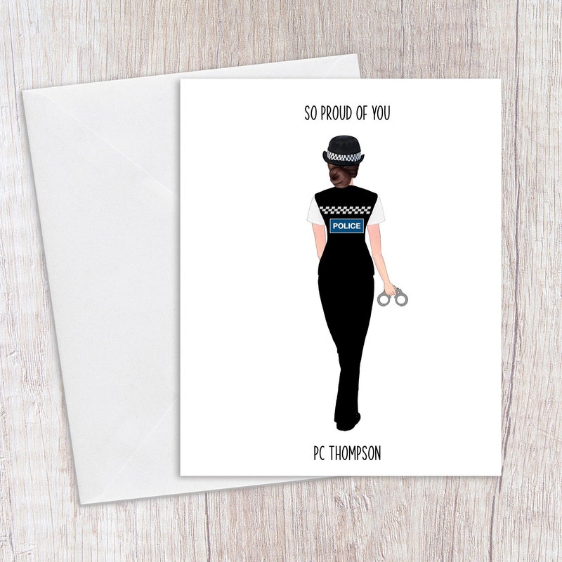 Police Officer Card - Etsy