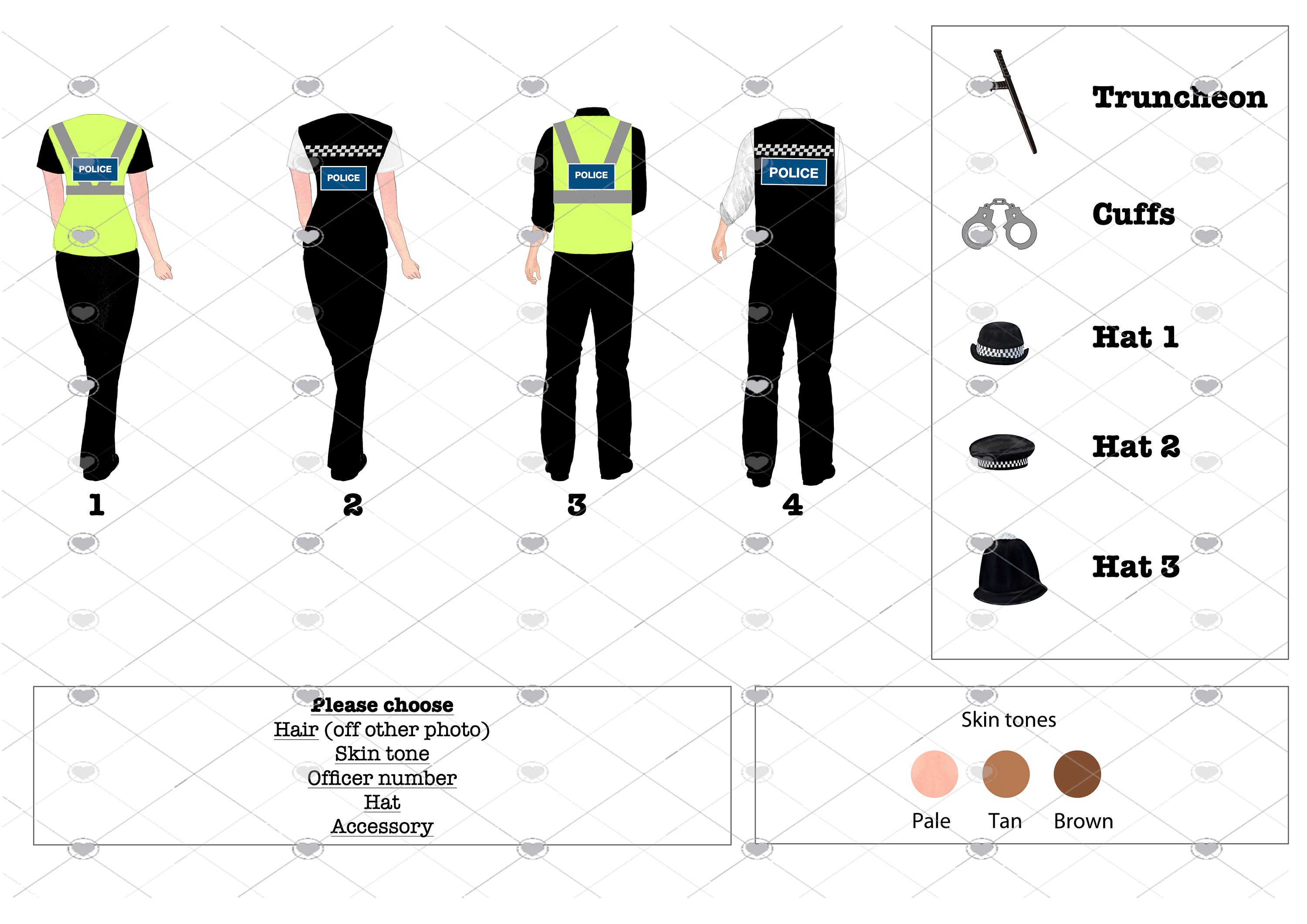 Custom Police Print Personalised Police Print Police Gift | Etsy UK