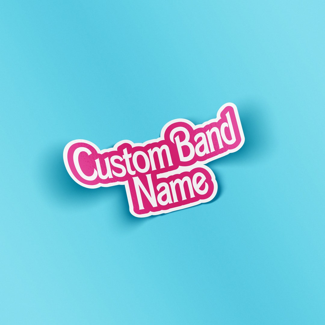 Girlie Style Band Decals - Etsy