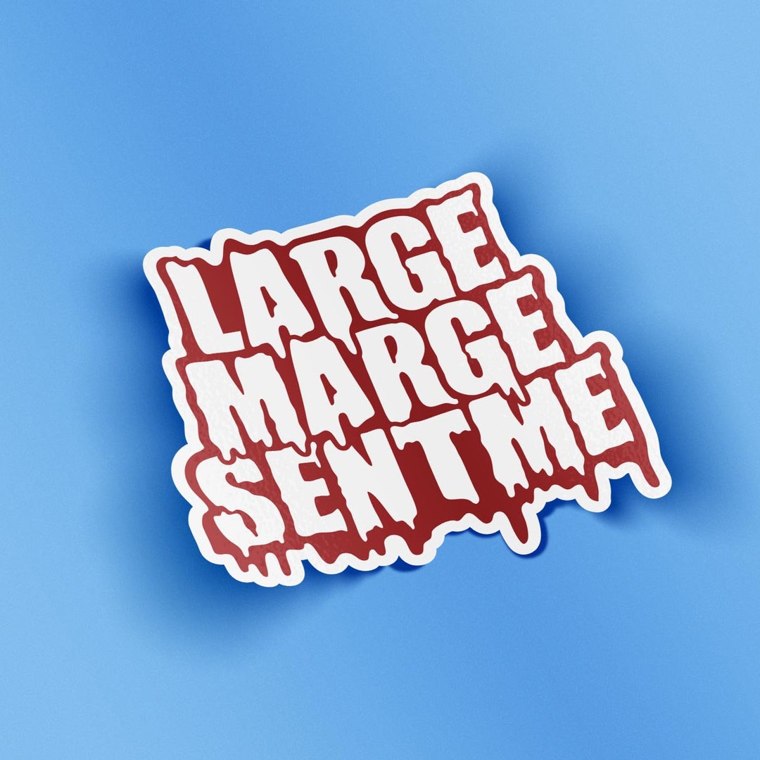 Pee-wee's Big Adventure Large Marge Decal - Etsy
