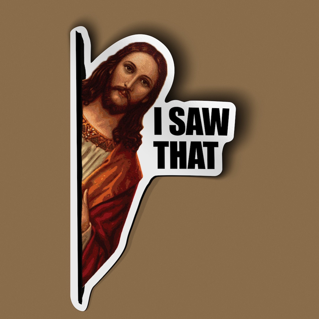 Jesus I Saw That Decal - Etsy
