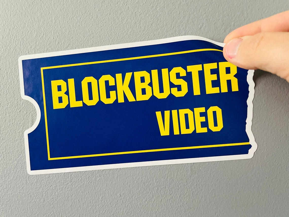 Blockbuster Video Removable Reusable Wall Sticker - Etsy