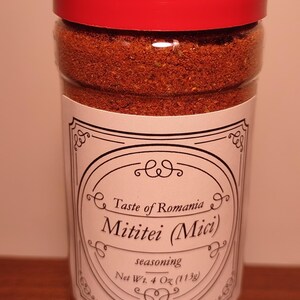 Romanian Mici (mititei) Seasoning Mix. 4oz Jar. Beef, Sausage and ...