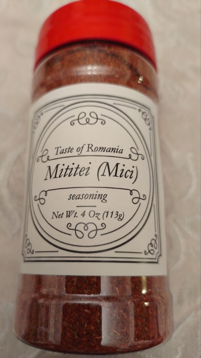 Romanian Mici (mititei) Seasoning Mix. 4oz Jar. Beef, Sausage and ...