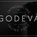 Godeva Inline Font, Typeface, Classic Roman Text, Typography, in Line Digital Font, Elegant ...