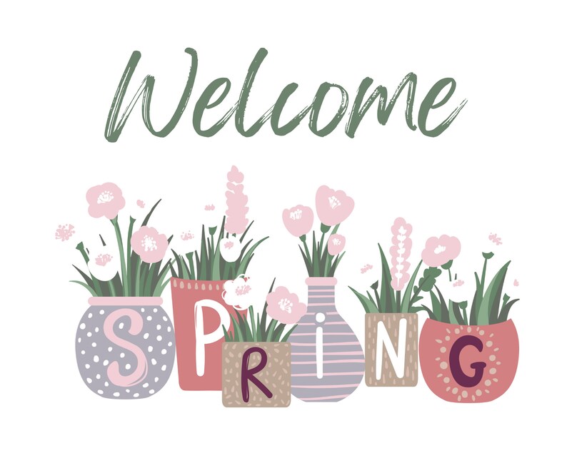 Spring Home Decor Printable Bundle - Etsy