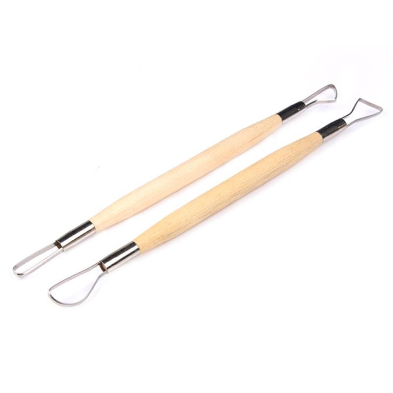 Set of 6 Wood Loop Trimming Tools With Stainless Steel Flat - Etsy