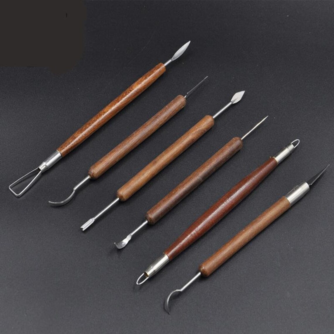 Set of 6 Double-ended Sculpting and Shaping Tools for Pottery - Etsy