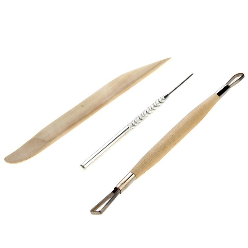 Set of 8 Pottery Tools Starter Kit. Beginner Tool Set for - Etsy