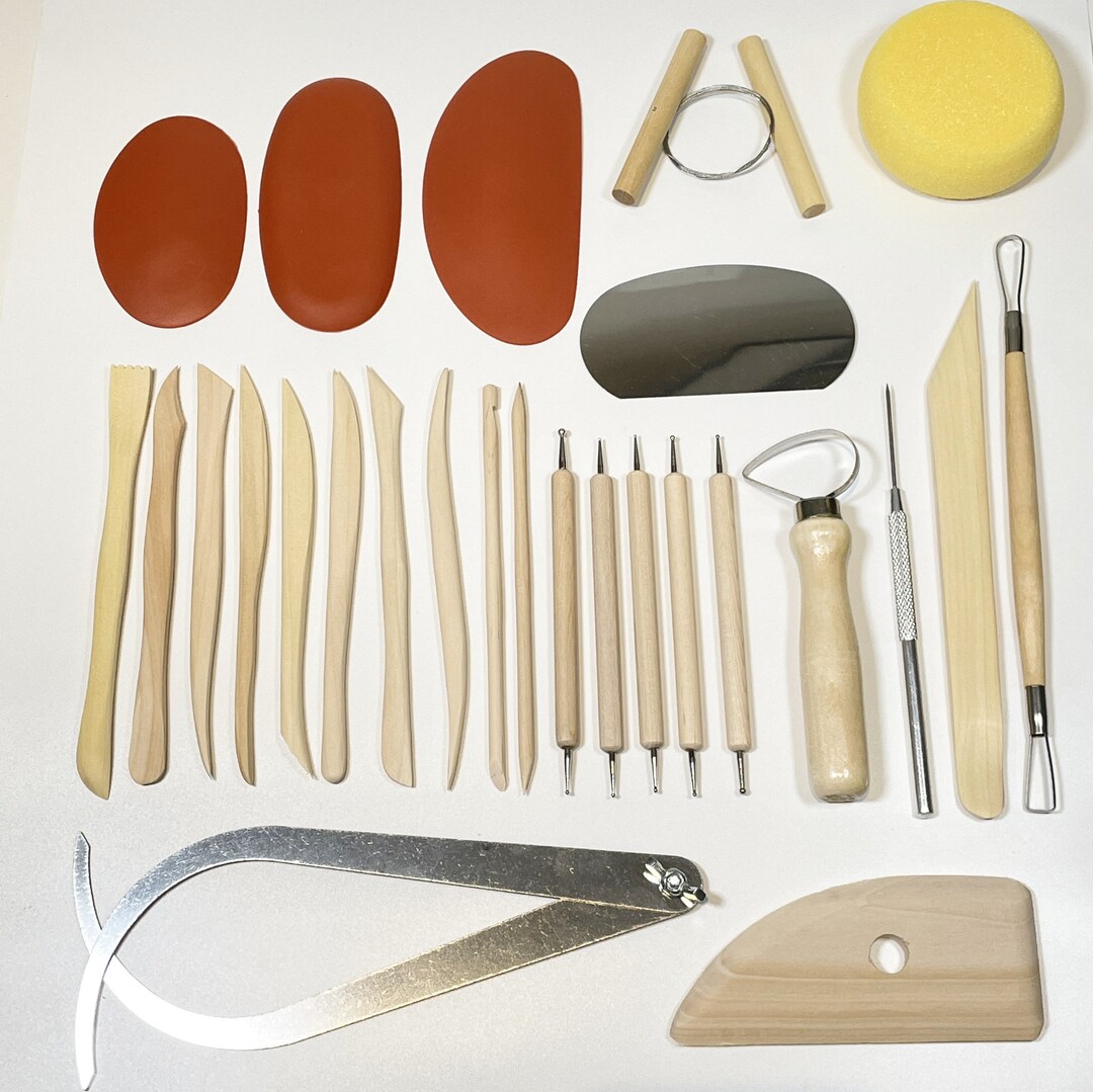 Set of 27 Pottery Tools for Working With Ceramics and Clay. - Etsy
