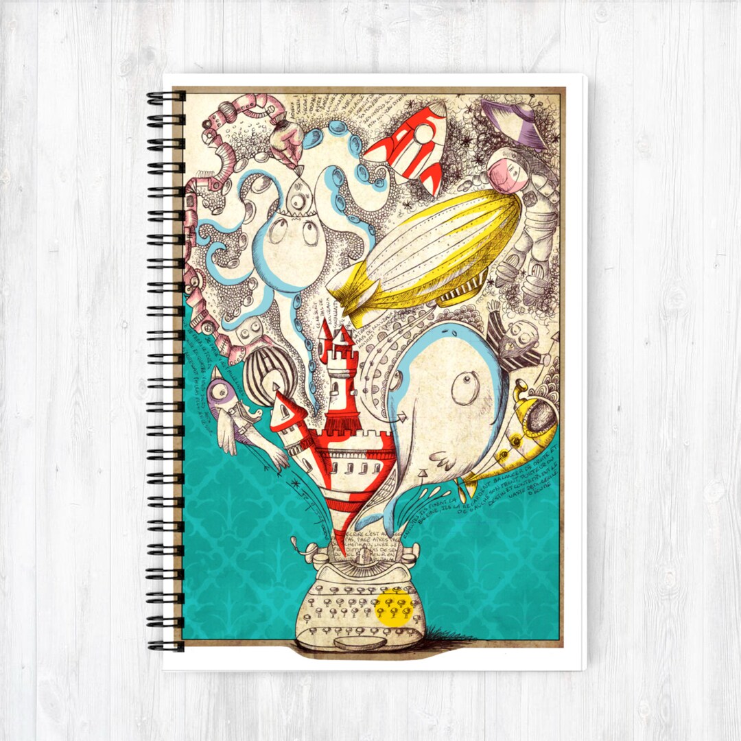 Notebook A5, typewriter, Recycled Paper, Notebook, Small Notebook ...