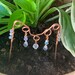 3 Copper Pot Hugger, Set of 3, Flower Pot Jewelry, Crystal Flower Pot ...