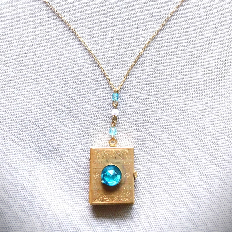 Turquoise Lockets - Etsy