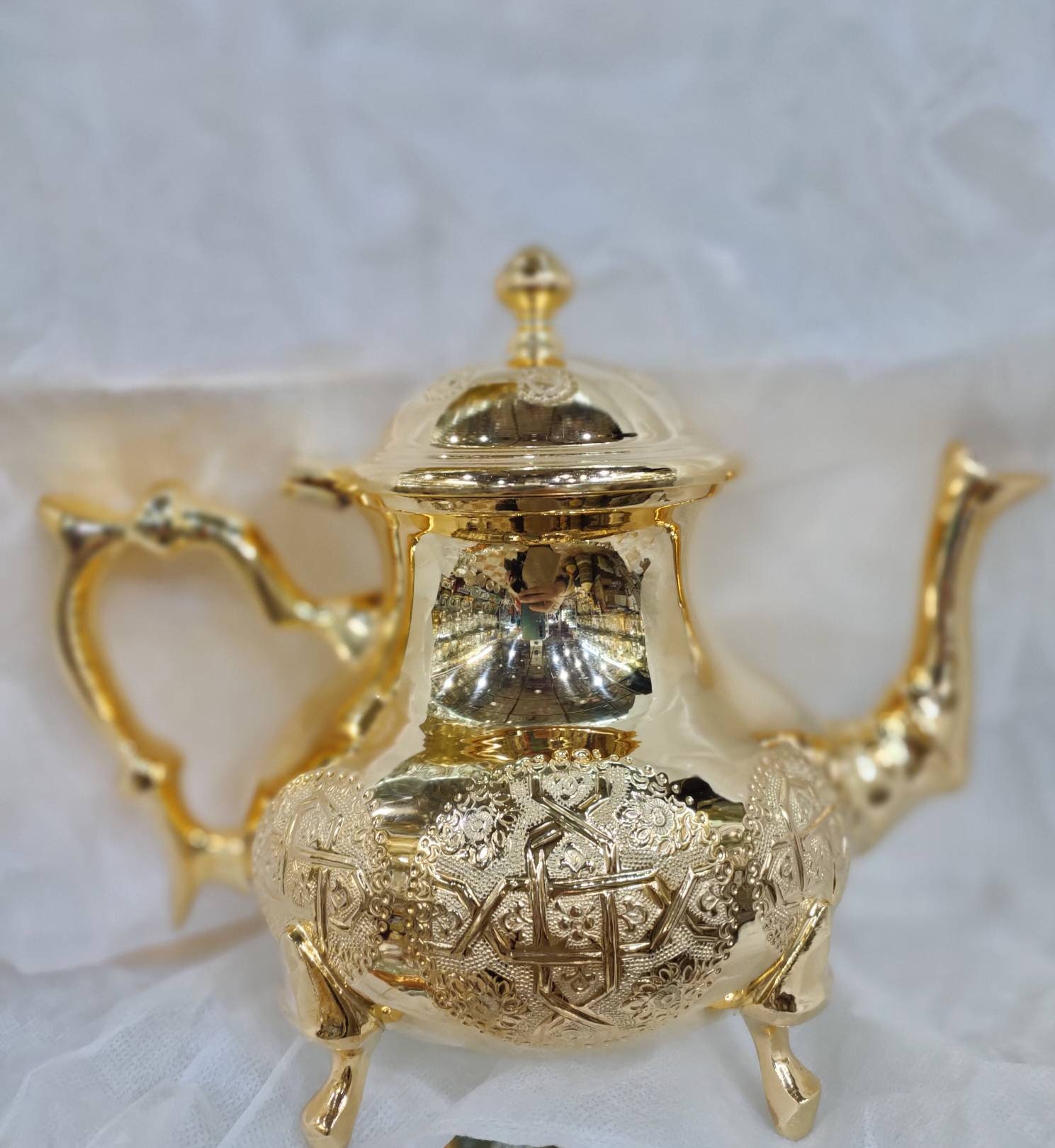 Moroccan Luxurious Handmade Teapot Big Size | Etsy