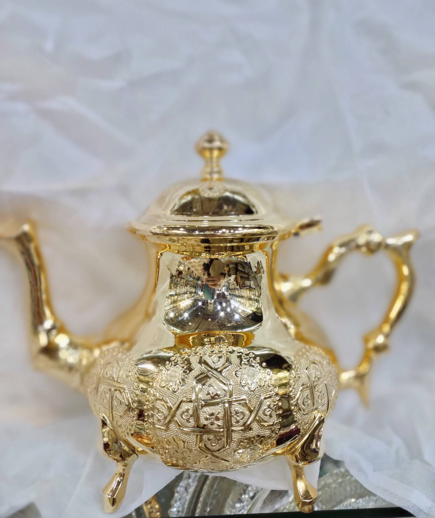 Moroccan Luxurious Handmade Teapot Big Size | Etsy