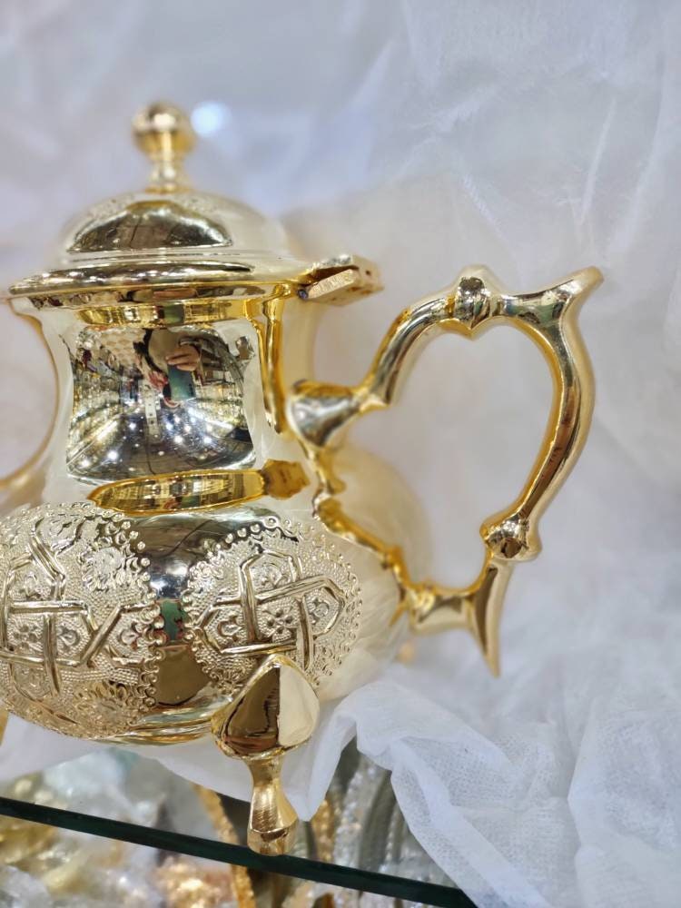 Moroccan Luxurious Handmade Teapot Big Size | Etsy