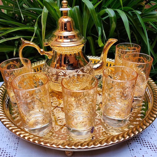 Moroccan Tea Set - Etsy