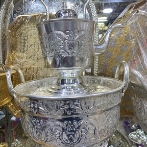 Moroccan Antique Hand Washing Set , Vintage & Handmade and Hand ...