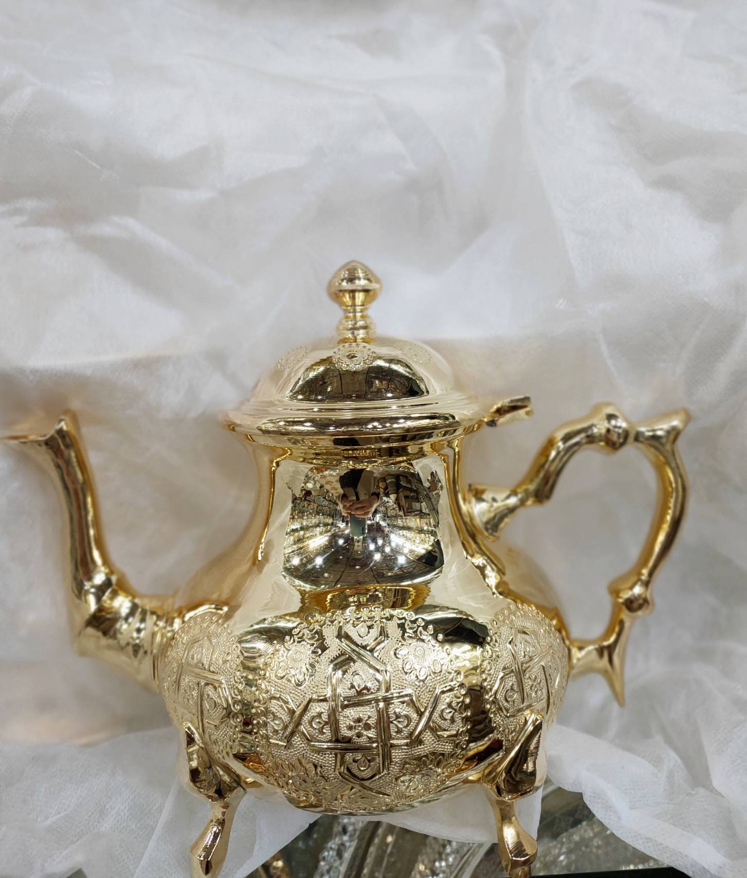 Moroccan Luxurious Handmade Teapot Big Size | Etsy