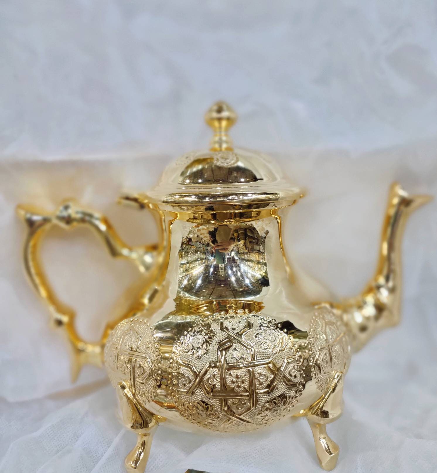 Moroccan Luxurious Handmade Teapot Big Size | Etsy