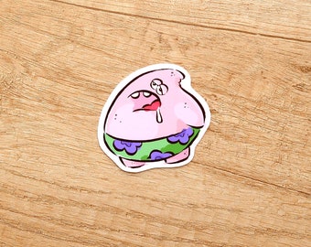 Patrick Star Sticker - Etsy
