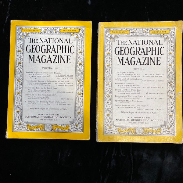National Geographic Magazines - Shop Online - Etsy