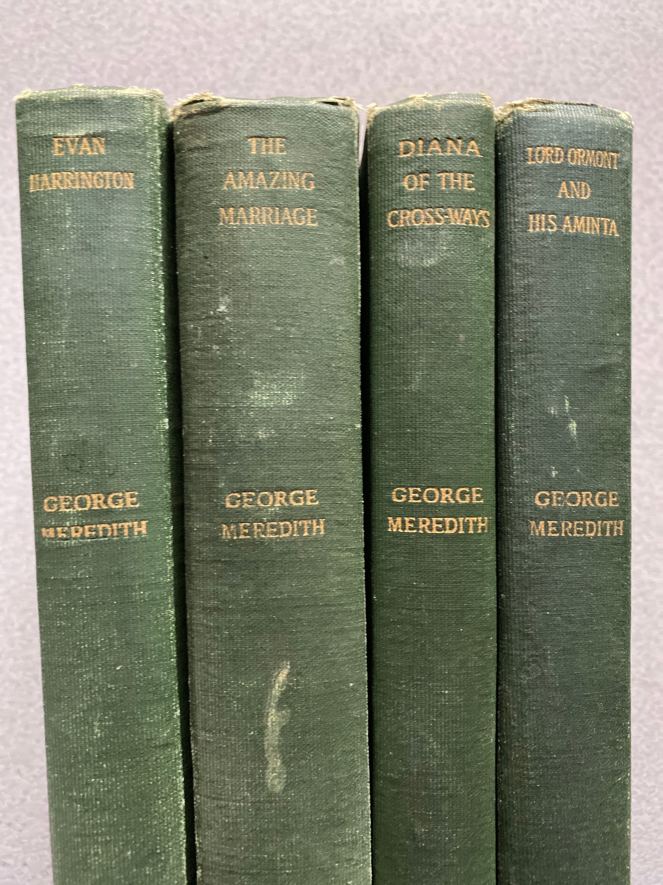 George Meredith Book Collection: Evan Harrington the Amazing - Etsy