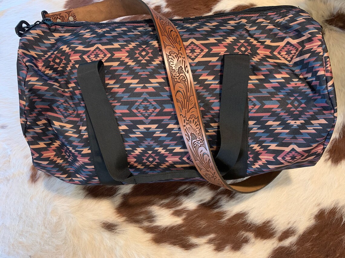 Aztec Print Duffel Bag - Etsy