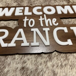 Welcome to the Ranch Sign - Etsy