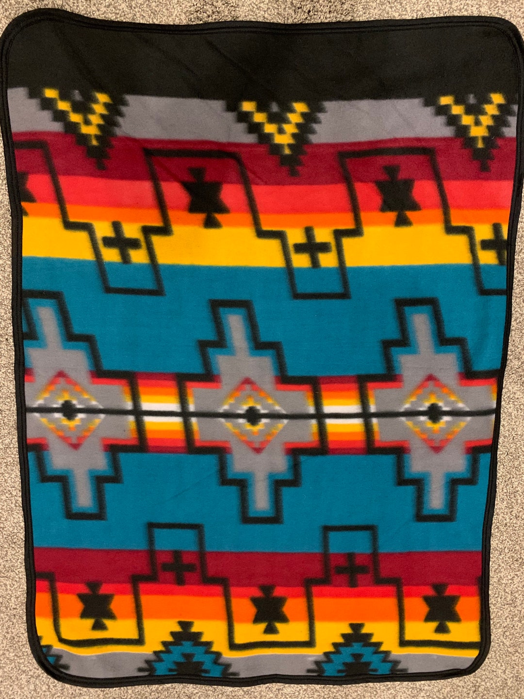 Aztec Baby Blanket - Etsy