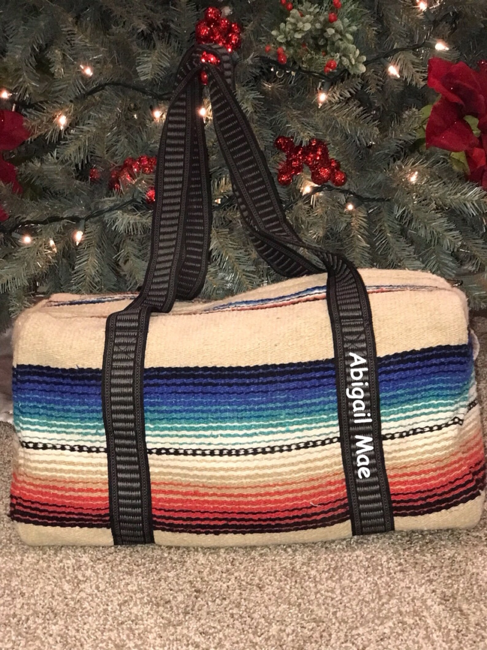 Personalized Serape Bag - Etsy