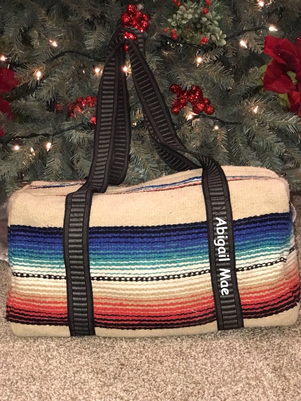 Personalized Serape Bag - Etsy