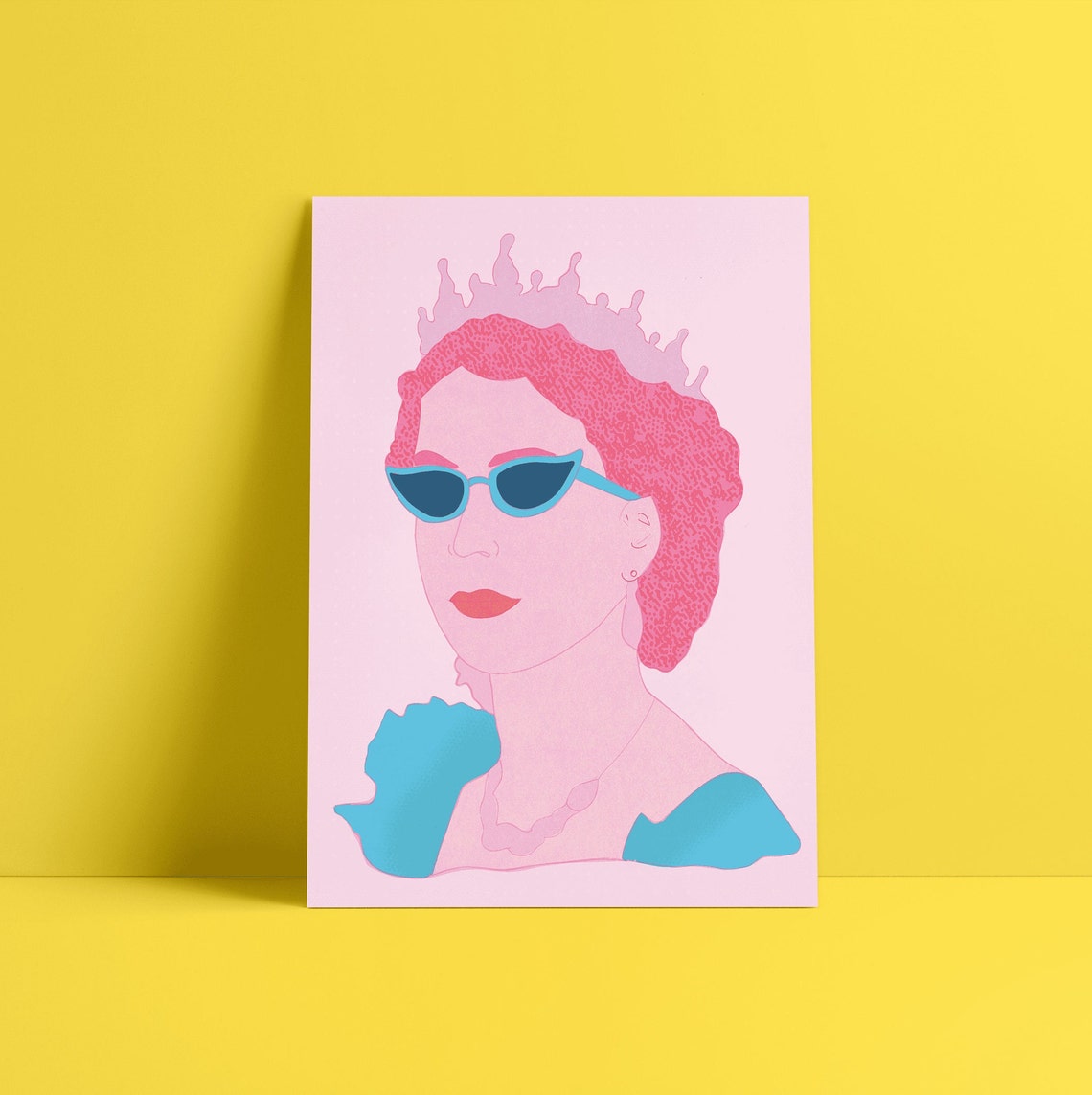 Punk Poster Art-queen Poster-pastel Artwork-girl Power | Etsy UK