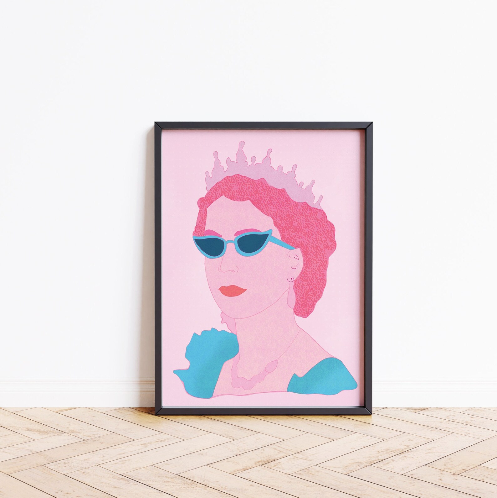Punk Poster Art-queen Poster-pastel Artwork-girl Power | Etsy UK