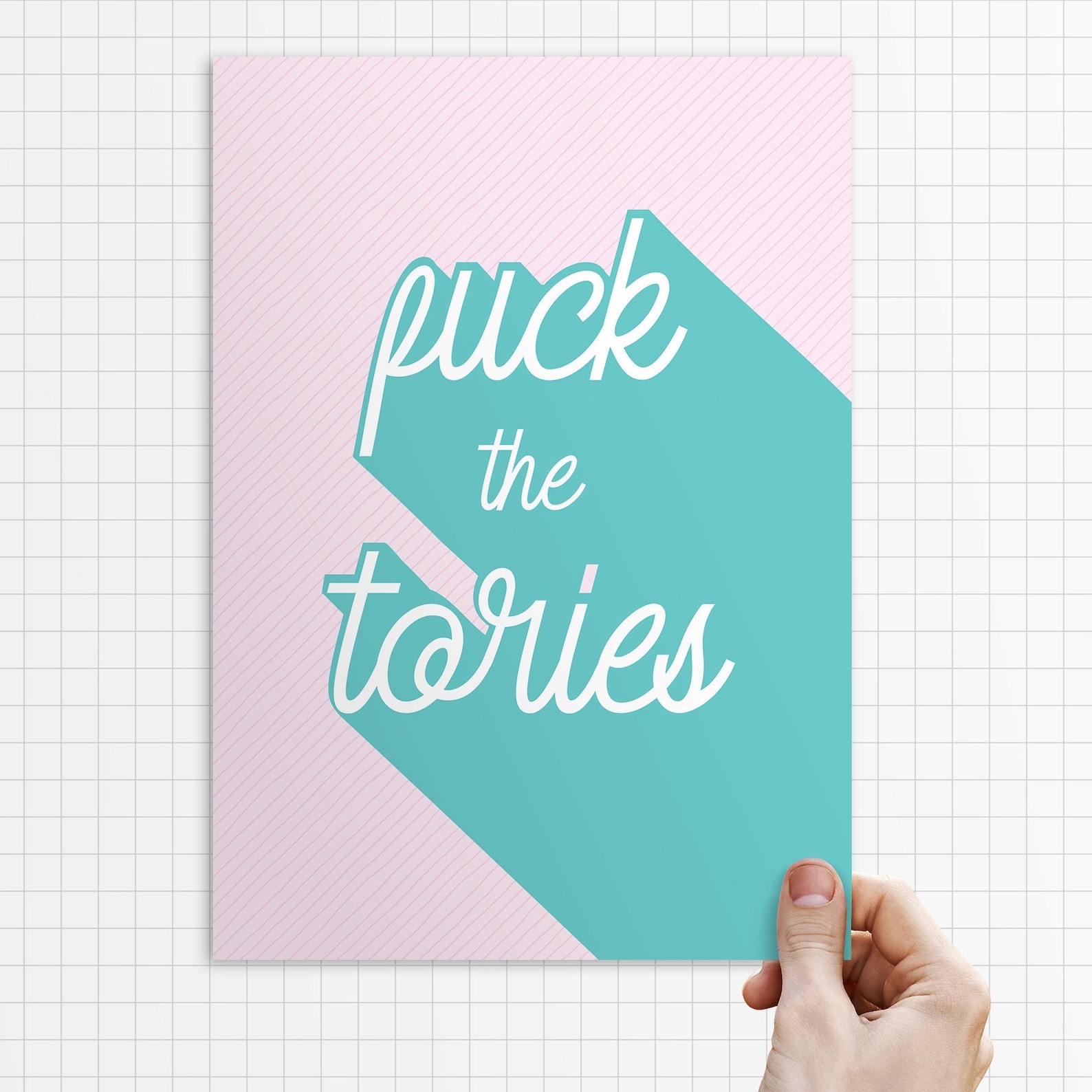 Fuck The Tories Poster Anti Facist Art Print Anti Facism Etsy Uk