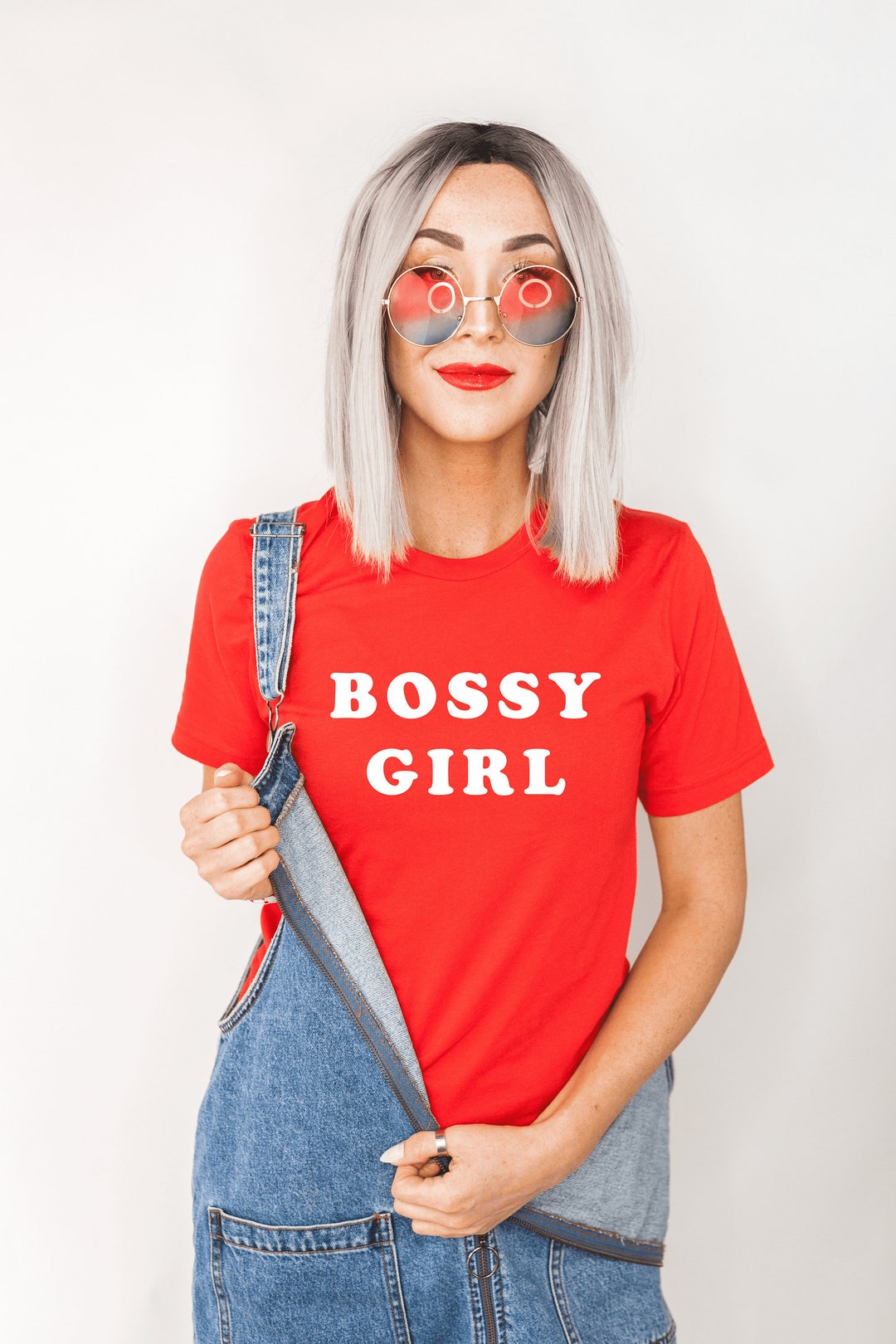 Bossy Girl Tshirt Feminist T Shirt Sassy T Shirt Slogan Tee Girl Power