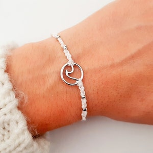 Sea Wave Bracelet - Summer - Ocean Wave Bracelet - Macrame -BFF Gift ...